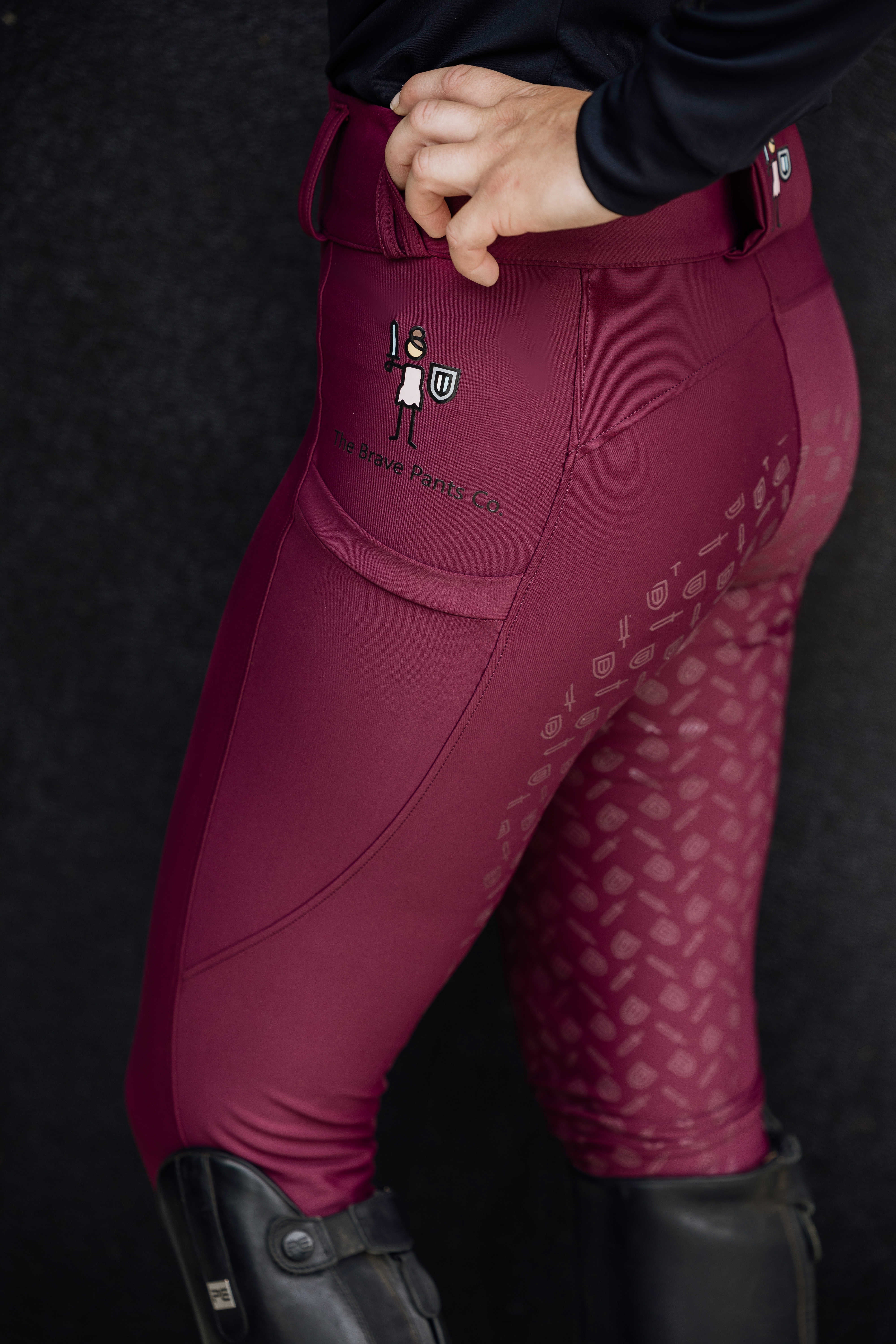 PerformanceXT Deep Plum Riding Tights – Brave Pants Wholesale